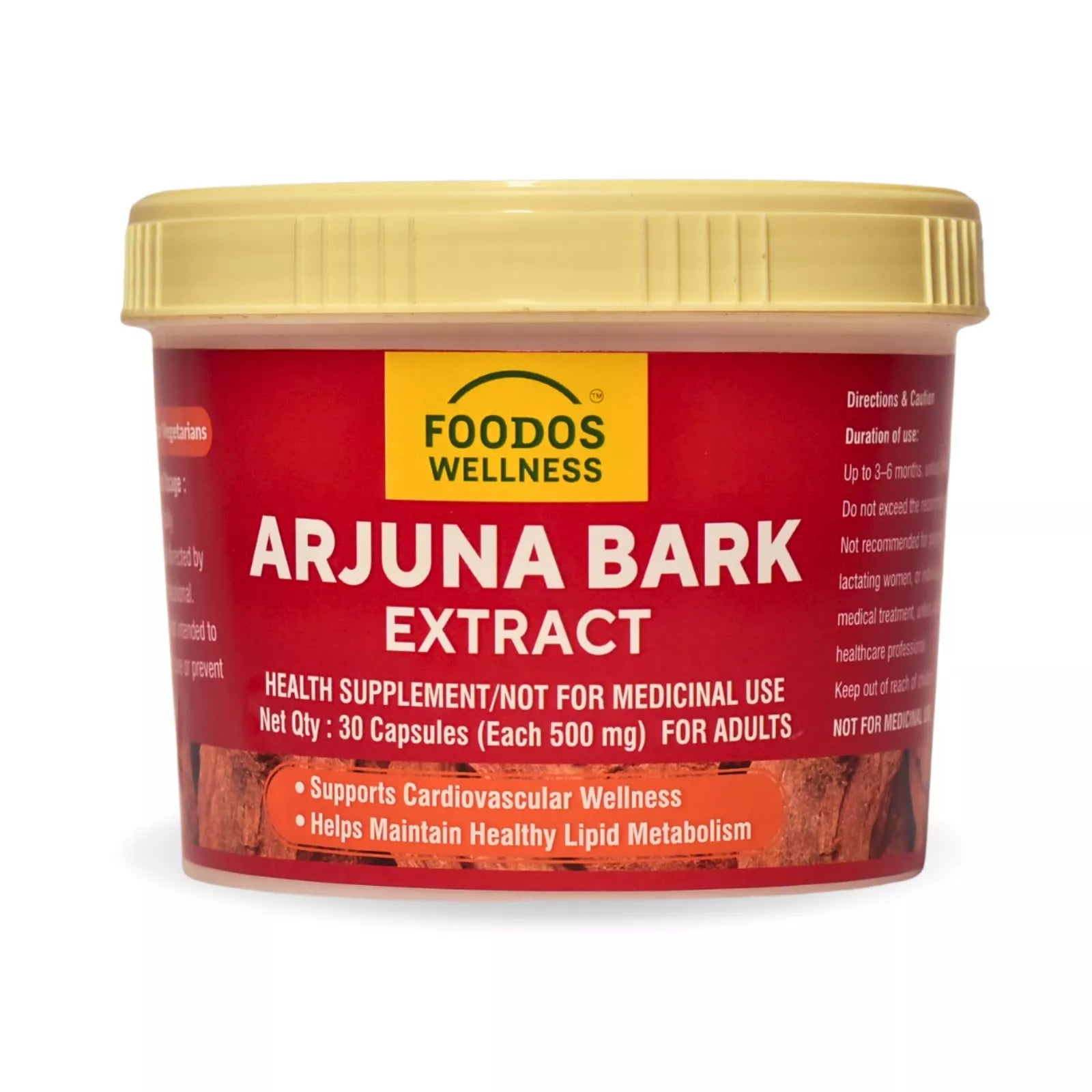 Arjuna Bark Extract Capsules – Foodos Wellness